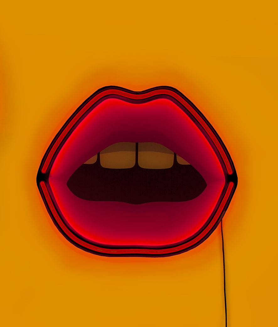 Blow Wall Light by Seletti - LED Light Surrounds Lips DISCOUNTED