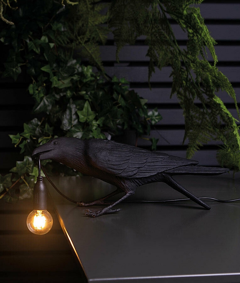 Special Discounted Price Seletti Bird Lamp Playing for Garden Use IP44