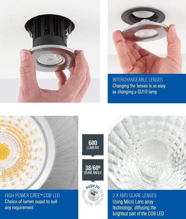 Budget-Friendly Dimmable IP65 LED Downlight for Price of a GU10!