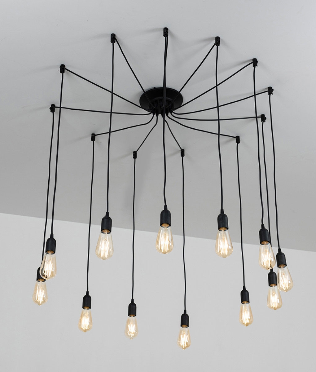 Spider Ceiling Pendant - 12 Lamps