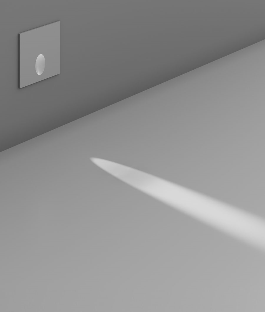 Recessed White LED Wall Light for Steps and Low Level Lighting