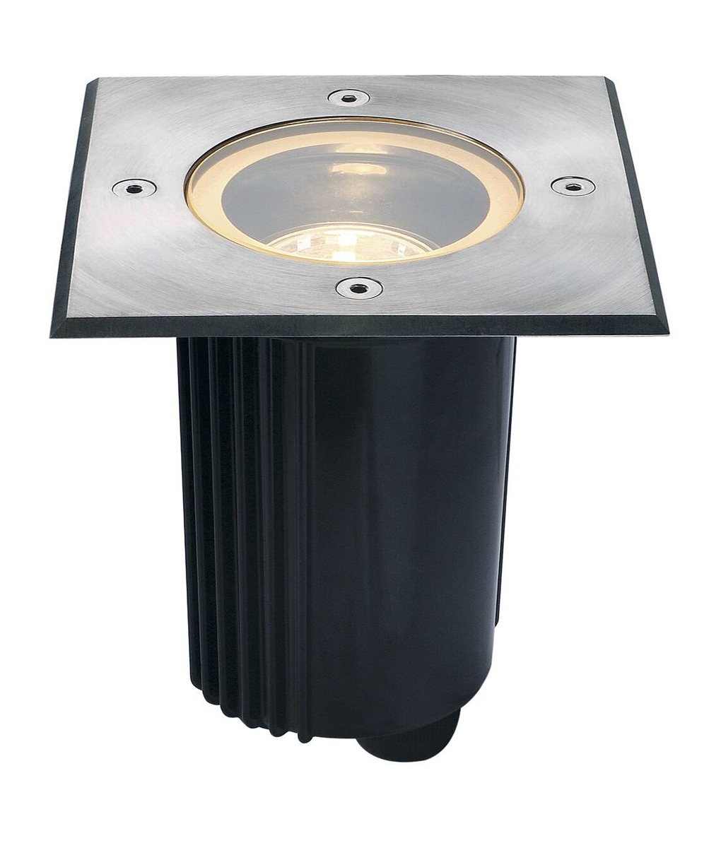 Robust 316 Stainless Steel Buried Exterior Ground Uplight - Round or Square