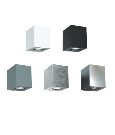 Very Funky Filtered Square Wall Light in 5 Finishes