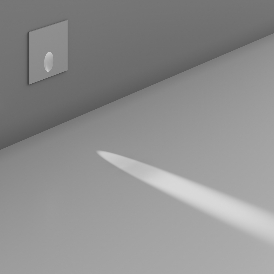 Recessed LED Wall Light for steps and low level lighting