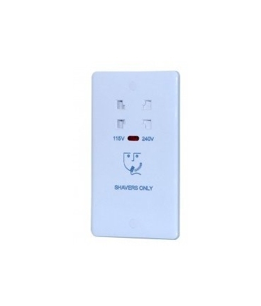 Slim Shaver Socket - Dual Voltage