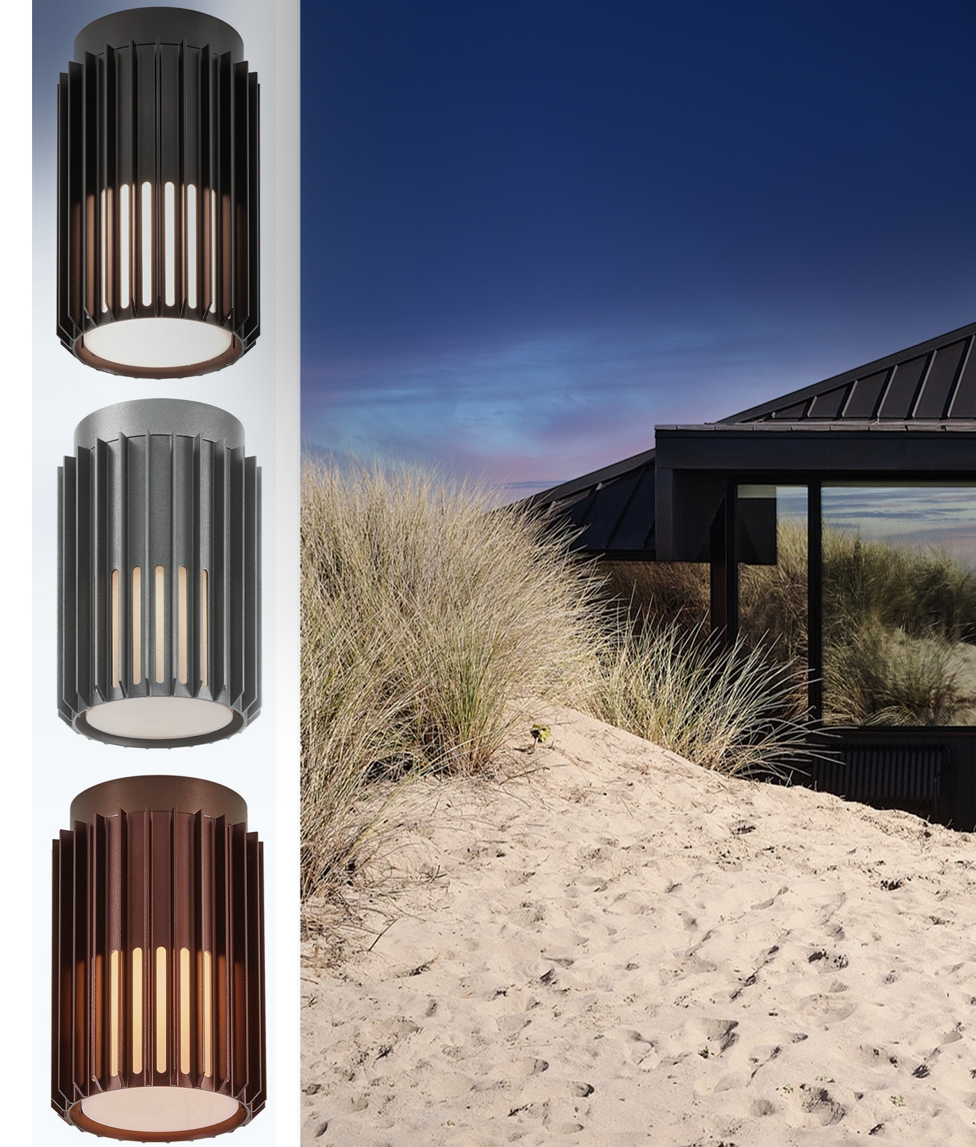 Coastal Corrosion Resistant Exterior Ceiling Mounted Light with Modern ...