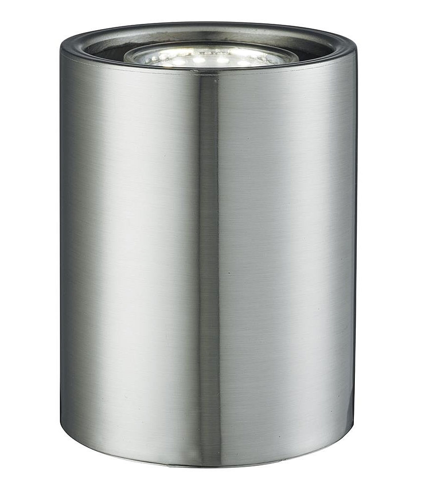 Simple Satin Silver Floor Uplighter for GU10 Bulbs