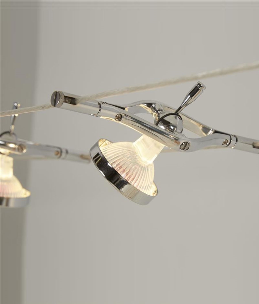 LED 5 Light Tension Wire System - Ready to Install