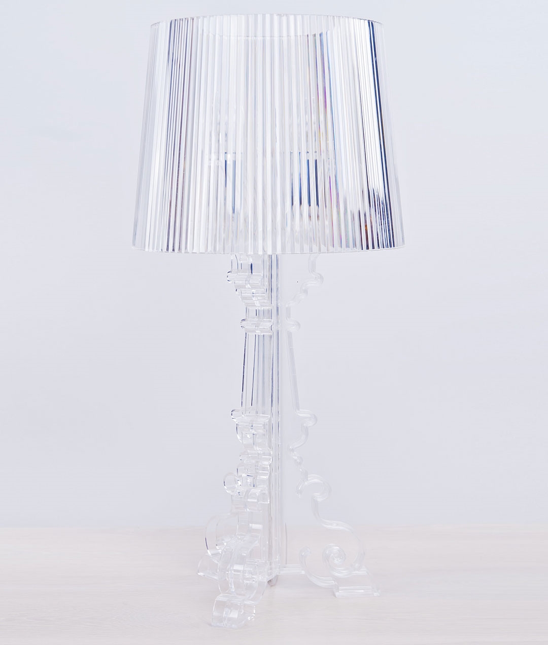 Transparent Kartell Bourgie Styled Table Lamp