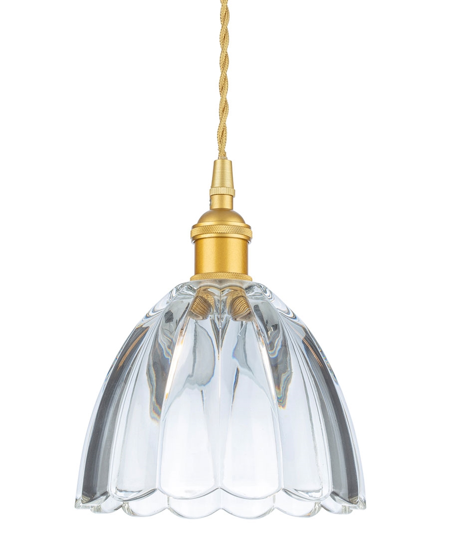 Elegant Period Design Decorative Glass Light Pendants In 3 Designs