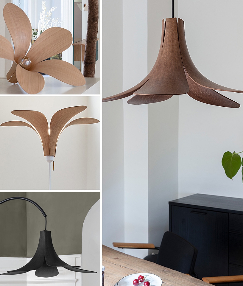 Umage Scandinavian Jazz Wood Light Shade in 3 Oak Finishes