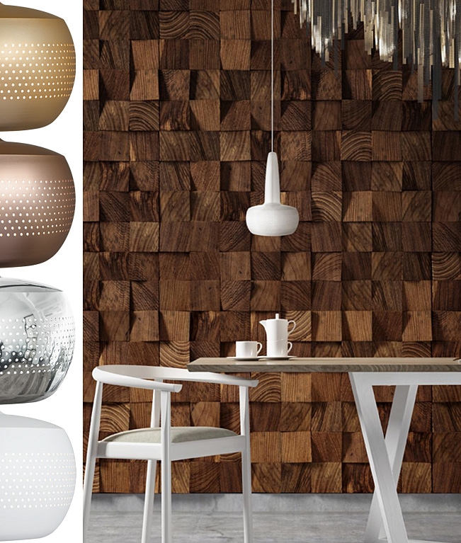 Umage Danish Shade Dia 215mm in 4 Finishes with Cut-Out Detail