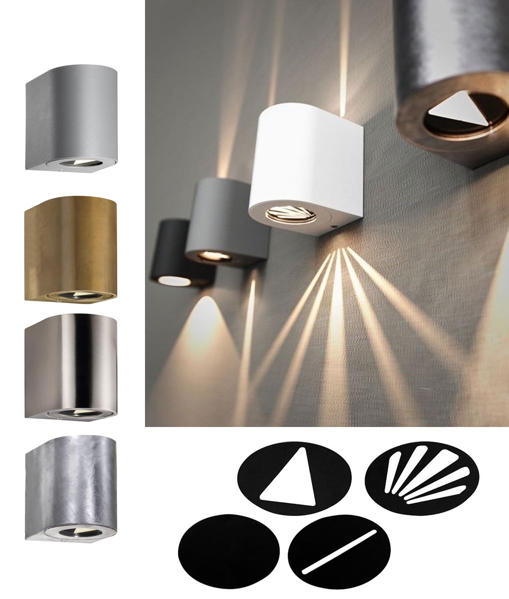 Filtered Wall Light, available in six finishes and includes filters for ...