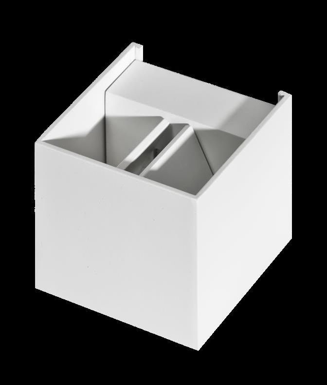 Adjustable Beam Interior Square Up & Down Wall Light