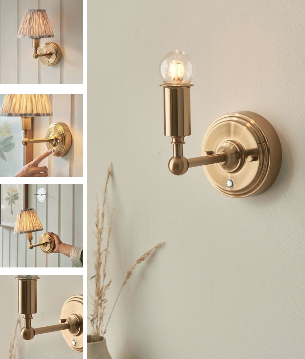 USB Rechargeable Wall Light – Elegant Traditional Style, 30-Hour ...