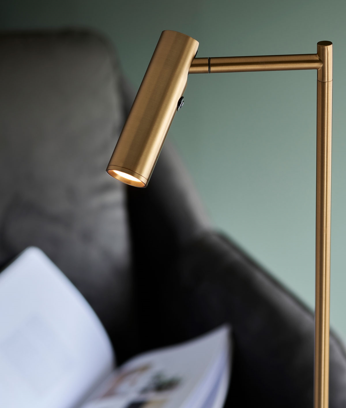 Adjustable LED Task Floor Light with 3 Stage Dimming