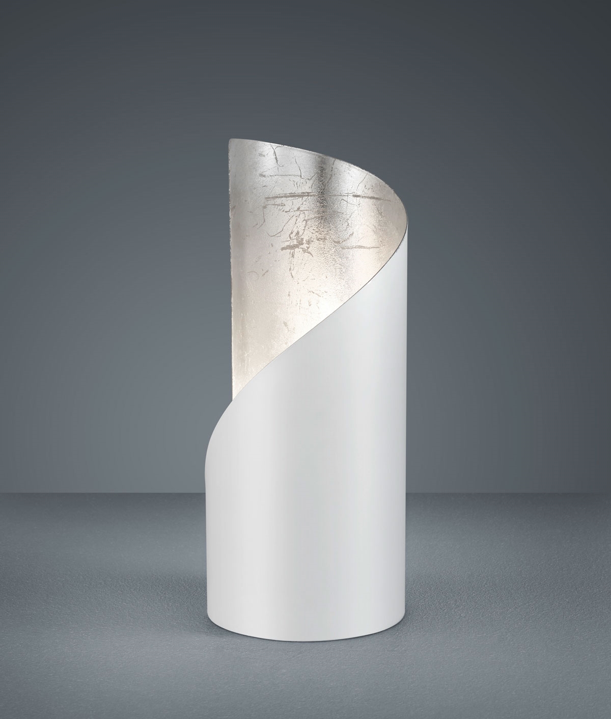 Table or Floor Uplight - Black and Gold or White and Silver