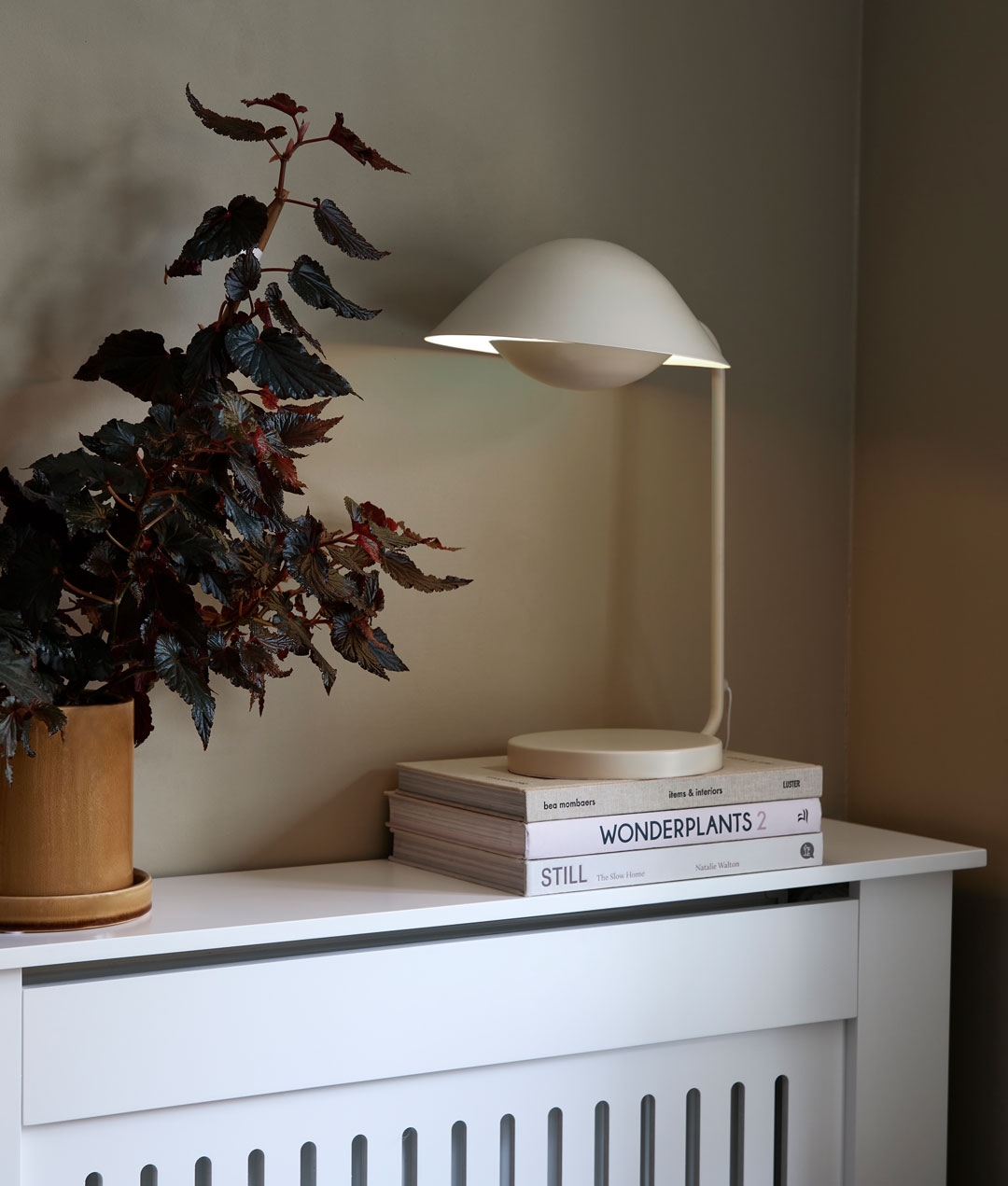 Dome Shade Table Lamp for Diffused Light - 3 Colours