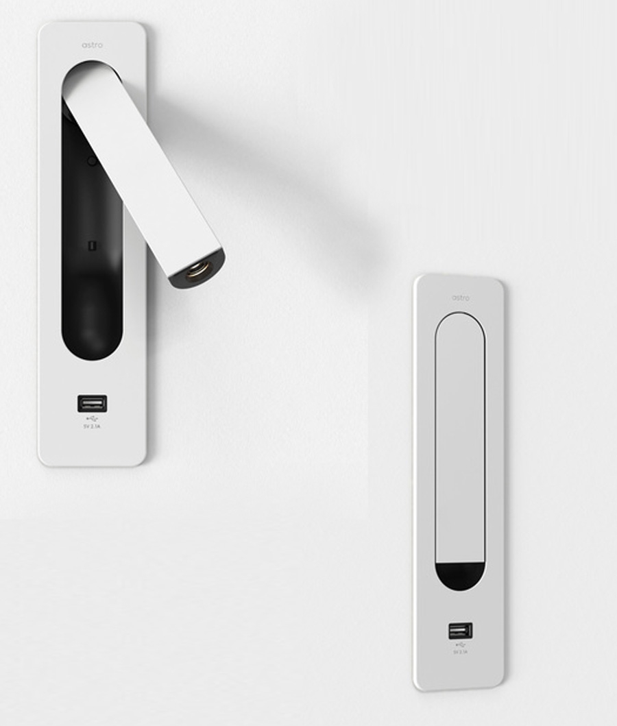 Professional Recessed Bedside Wall Light - Several Finishes