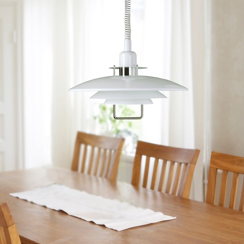Scandinavian Metal Rise and Fall Modern Pendant Light