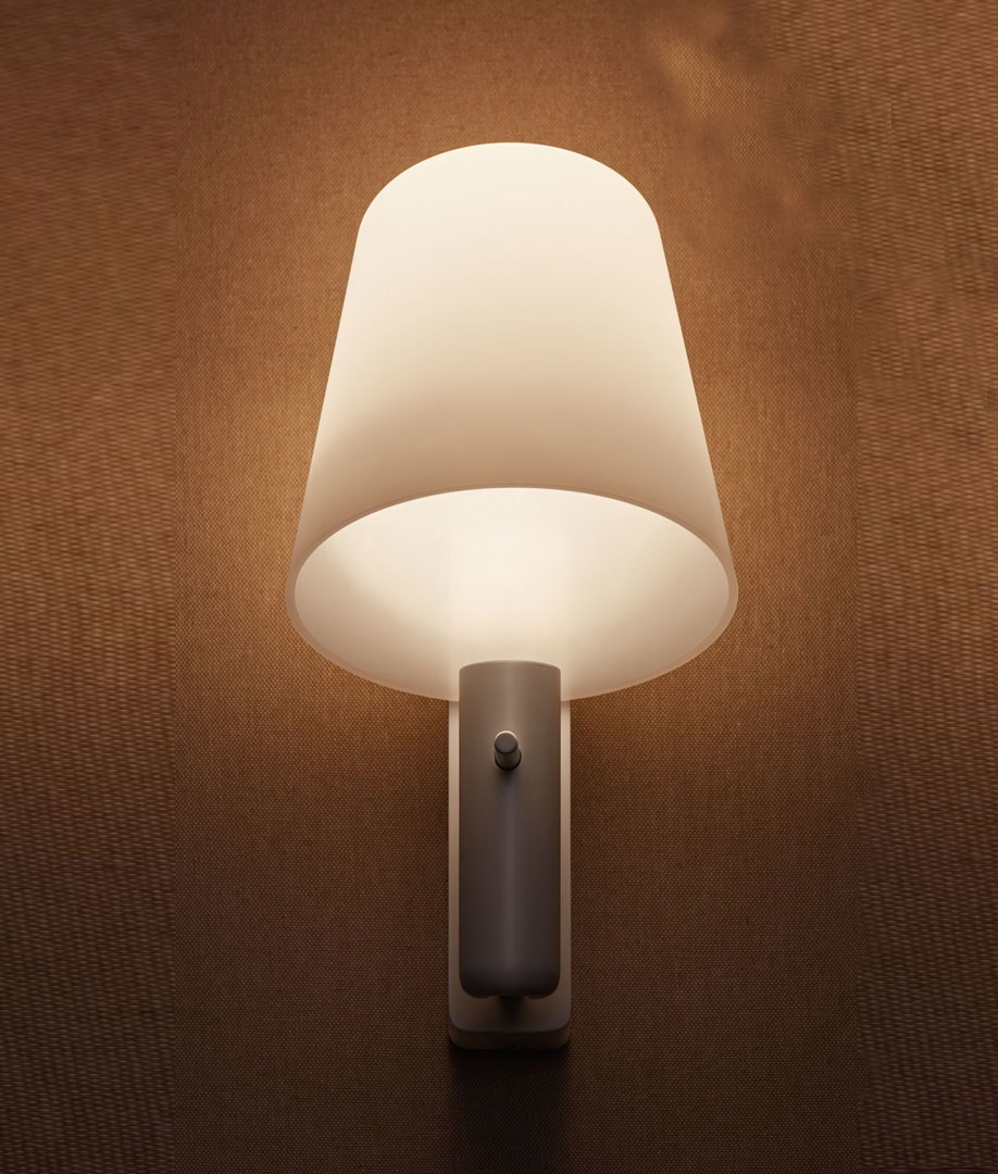 Bedside Wall Light with Hidden Adjustable Arm