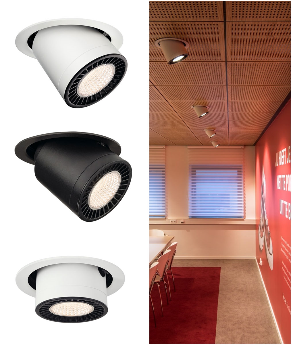 LED Fully Adjustable High Output White Recessed Downlight