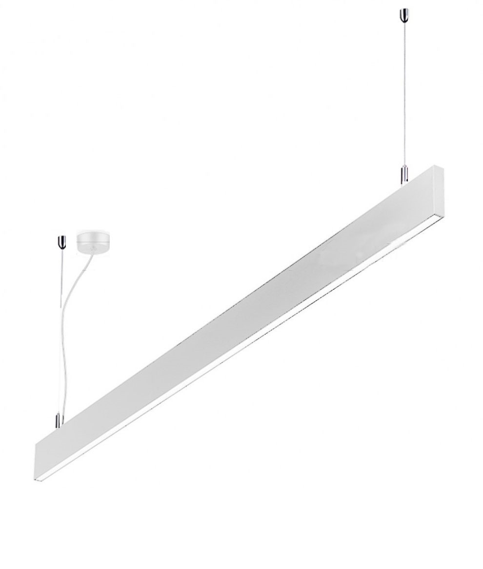 Linear LED Suspended Light - Linkable for a Continuous Profile ...