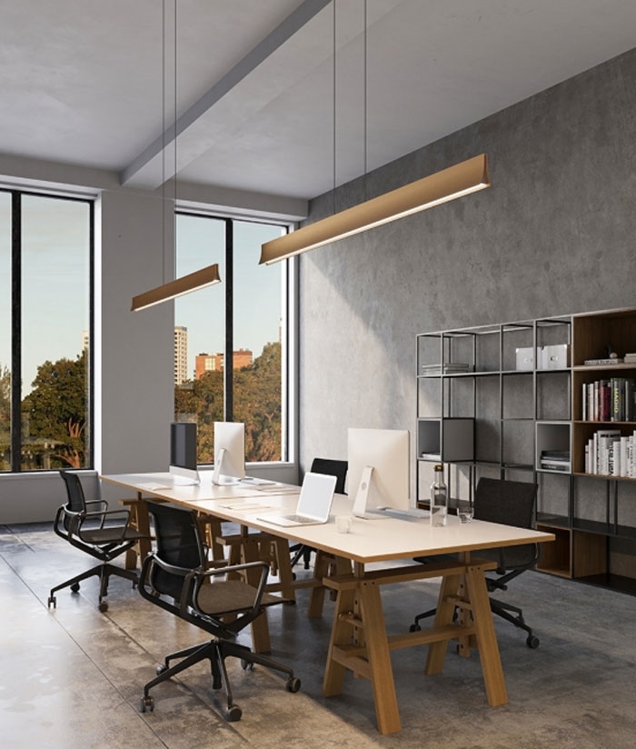 LED Wide Pendant with Up and Down Lighting