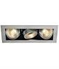 Adjustable Recessed Box GU10 Downlights - Single, Double and Triple - 3 ...