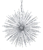 Crystal Explosion LED Pendant - Gold or Chrome Finishes