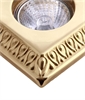 Decorative Embossed Patterned Square Downlight