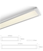 Stylish LED Replacement for Fluorescent Strip Lights - Slimline Linear ...