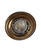 Traditional Style Round Downlight in antique or polished brass or ...