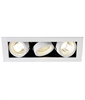 Adjustable Recessed Box GU10 Downlights - Single, Double and Triple - 3 ...