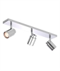 Polished Chrome Triple Spot Light Bar. IP44 Bathroom Triple Spot ...