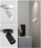 Black or White Narrow Beam LED Adjustable Single Spot
