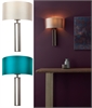 Half-Shade Flush Mounted Bronze Wall Light - Teal or Mink Shade