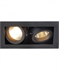 Adjustable Recessed Downlights - Single, Double and Triple - 3 Finishes