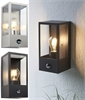 IP44 Exterior Boxed Frame Wall Lamp - PIR and Daylight Sensors