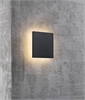 Black LED Exterior Wall Lights - Round or Square