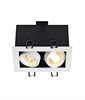 Adjustable Recessed Downlights - Single, Double and Triple - 3 Finishes