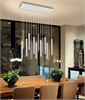 Tubular LED Pendant Choose 11 or 14 Light Option with dimmable options ...