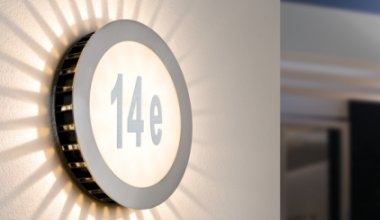 Outdoor House Number Light Fixture