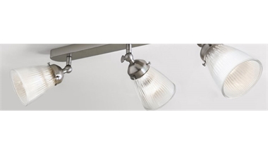 Ultra Compact LED Spotlight in Chrome - Great for uplight vaulted ceilings