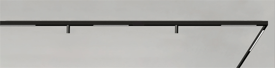 48v LED Luxury Magnetic Track - Surface, Suspended or Recessed